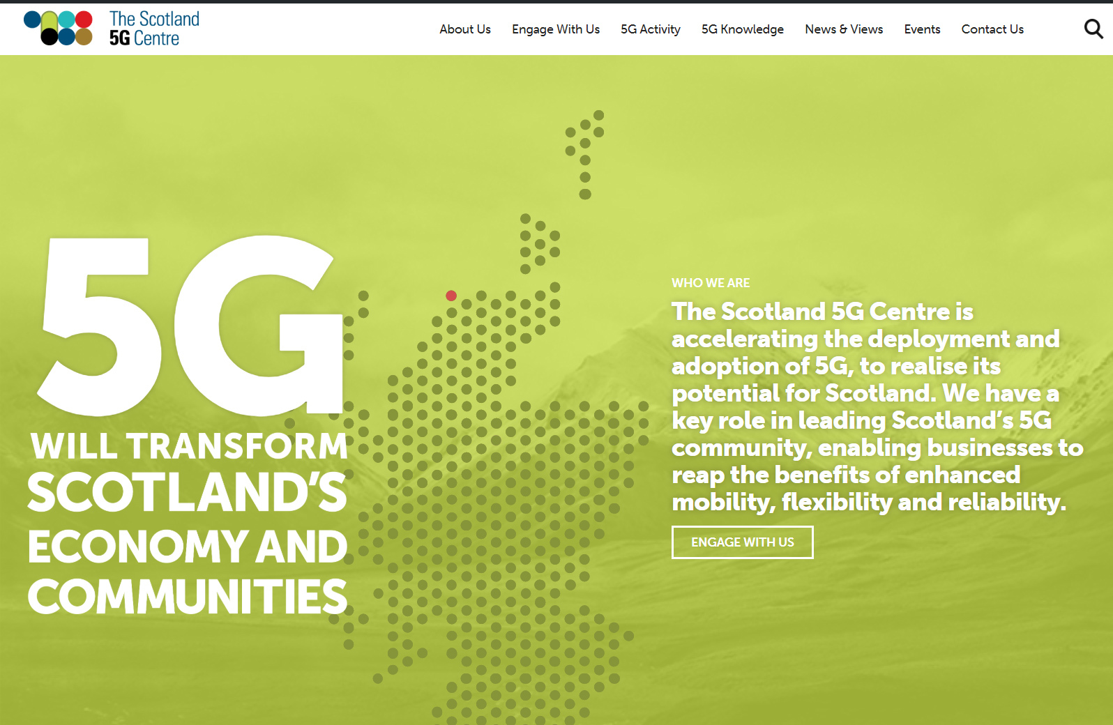 The Scotland 5G Centre is the national hub for 5G